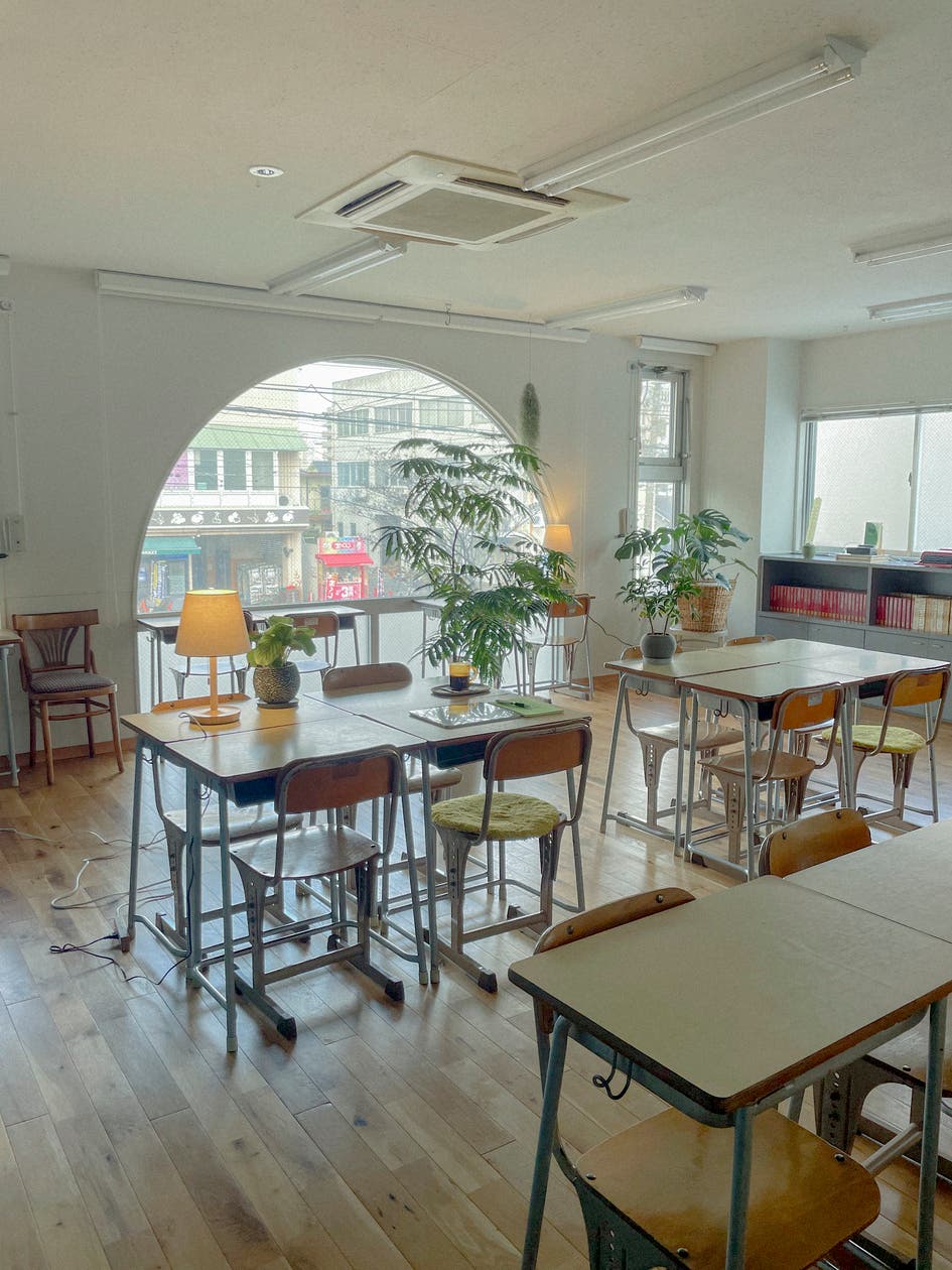 【ベガ教室・お席の予約】雑談＆Zoom・Web会議OK！レトロな学校の教室で集中コワーキング｜舟入幸町駅すぐの写真3