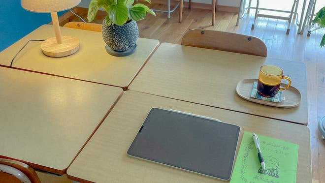 【ベガ教室・お席の予約】雑談&Zoom・Web会議OK!レトロな学校の教室で集中コワーキング|舟入幸町駅すぐの写真5