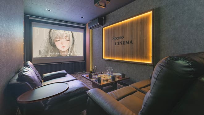 スペモシネマ✨歓送迎会🎊映画鑑賞🎞プロジェクター🎥おしゃれ💫デート💓555_SpemoCINEMA新橋2ndの写真1