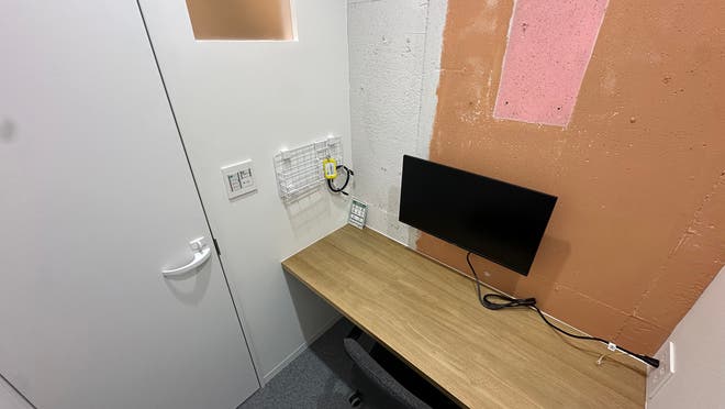 【名古屋駅西口徒歩1分】完全個室のモニター付き1名個室 No.301の写真3