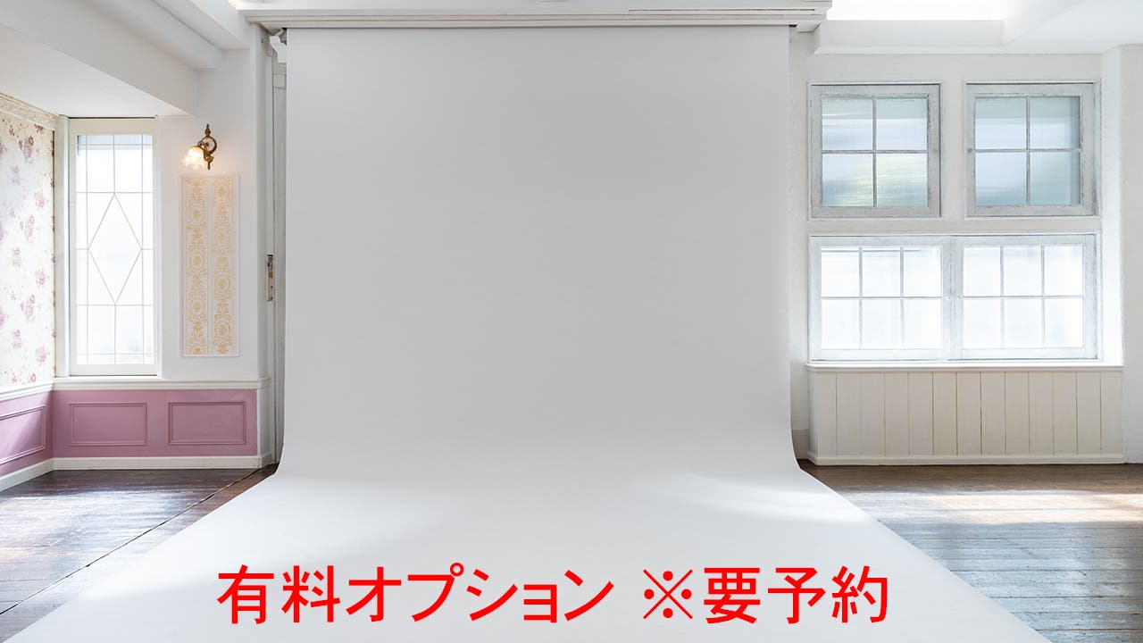 ワイド幅（3.56m）白バックペーパーの画像1