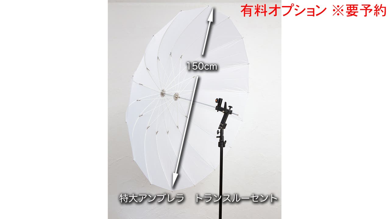 ルーセントタイプ　大アンブレラ　直径150cmの画像1