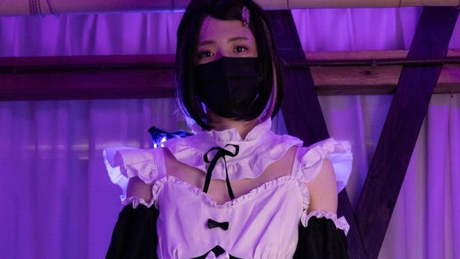 〖大須・上前津〗照明で世界が変わる完全個室|コスプレ・ポトレ・作品撮り|学校机・サイバー・白黒背景の写真13