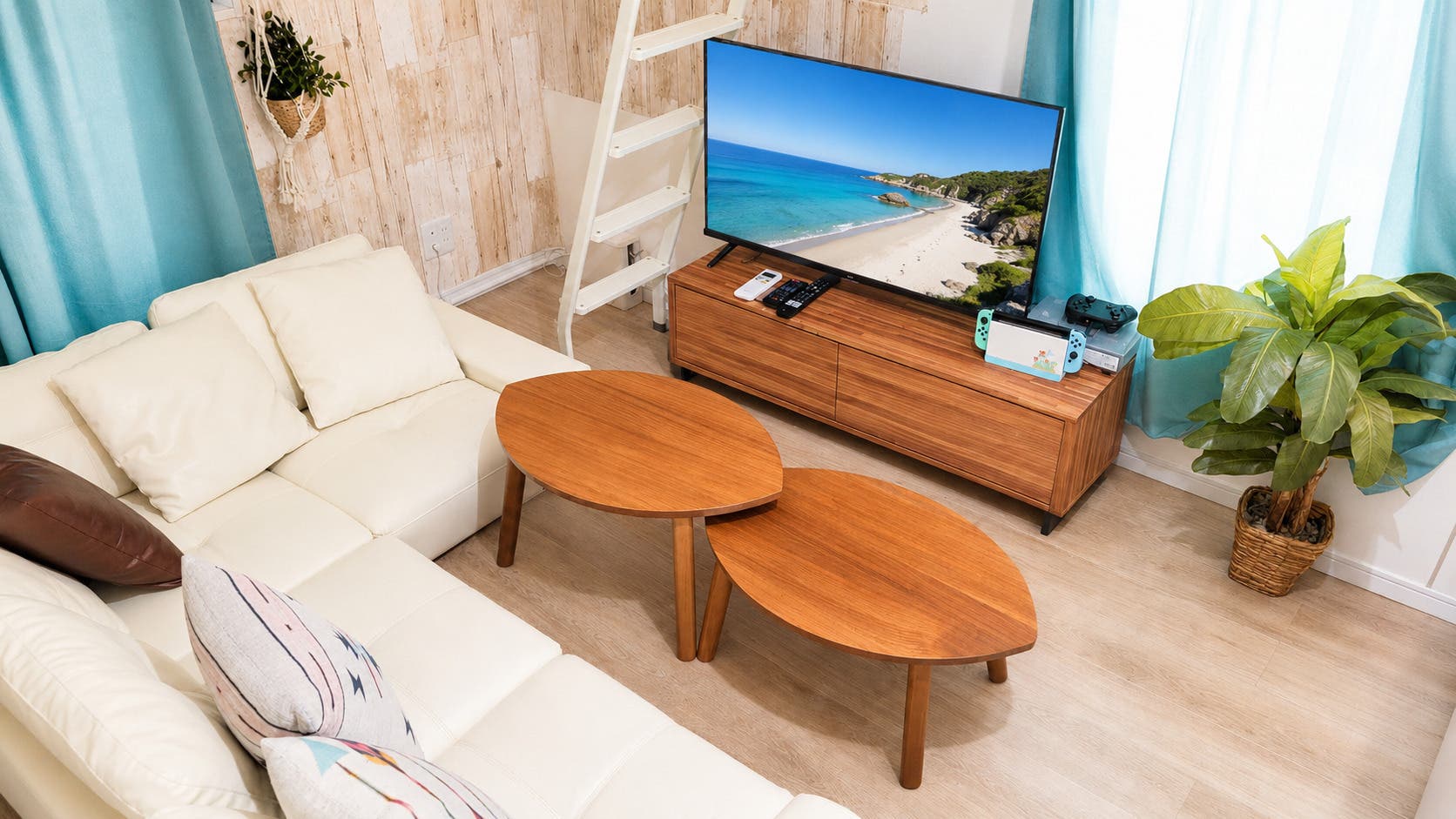 【ゆったり⚽️W杯観戦】ラゾーナ2分🚶‍♂️新品ソファー✨ゆったりロフト・令和築♪🏠スイッチ🎮女子会｜パーティーデート_Cの写真4