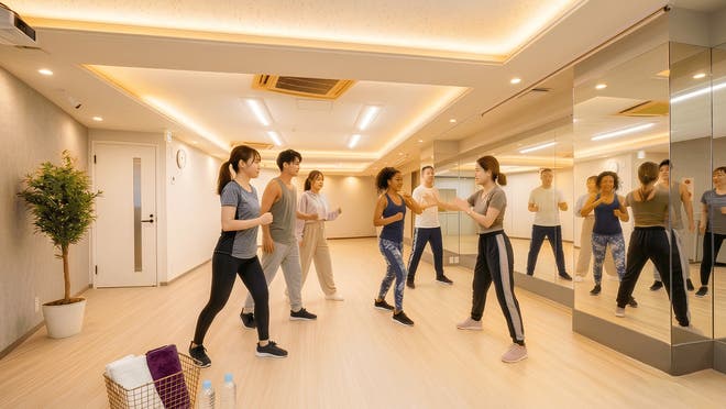 【飯田橋4分】鏡10m✨神楽坂🌿小ホールのダンス・音楽・演劇リハに最適な広々70㎡・清潔・快適な空間!音出し・調光可、24時間の写真8