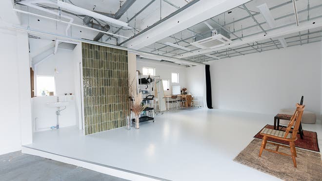✨NEW OPEN✨ 白空間と無骨なモルタル空間が共存する、倉庫リノベ撮影スタジオ|東陽町徒歩7分の写真13