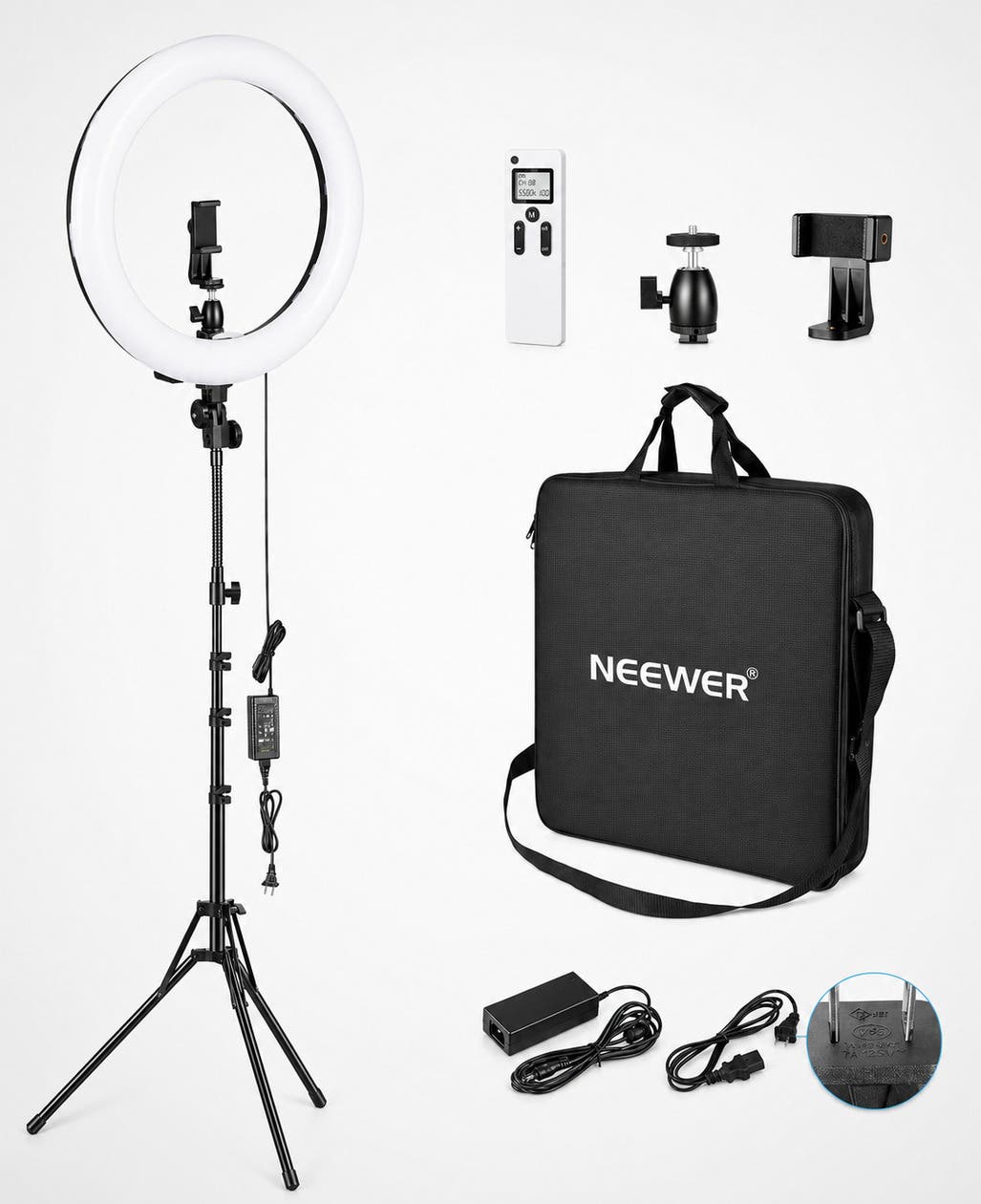 【撮影】Neewer 撮影照明用ライト アップグレード18インチLEDリングライトの画像1