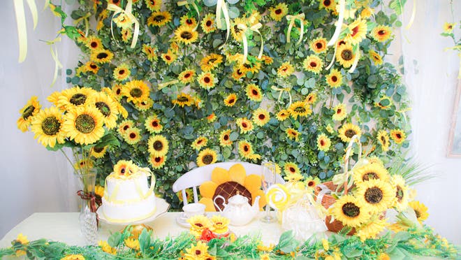 要町駅徒歩4分の可愛いレンタルスペース♡黄色のひまわりのお部屋🌻ポートレート撮影🤍コスプレ🤍推し活🤍女子会の写真1