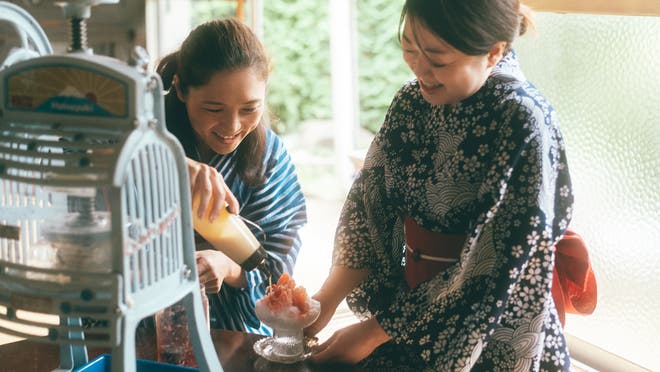 線香花火・かき氷・夏休み・七夕・自然光・ちゃぶ台・浴衣・レンタル着付・生配信・火鉢・ポートレイト・古時計の写真22