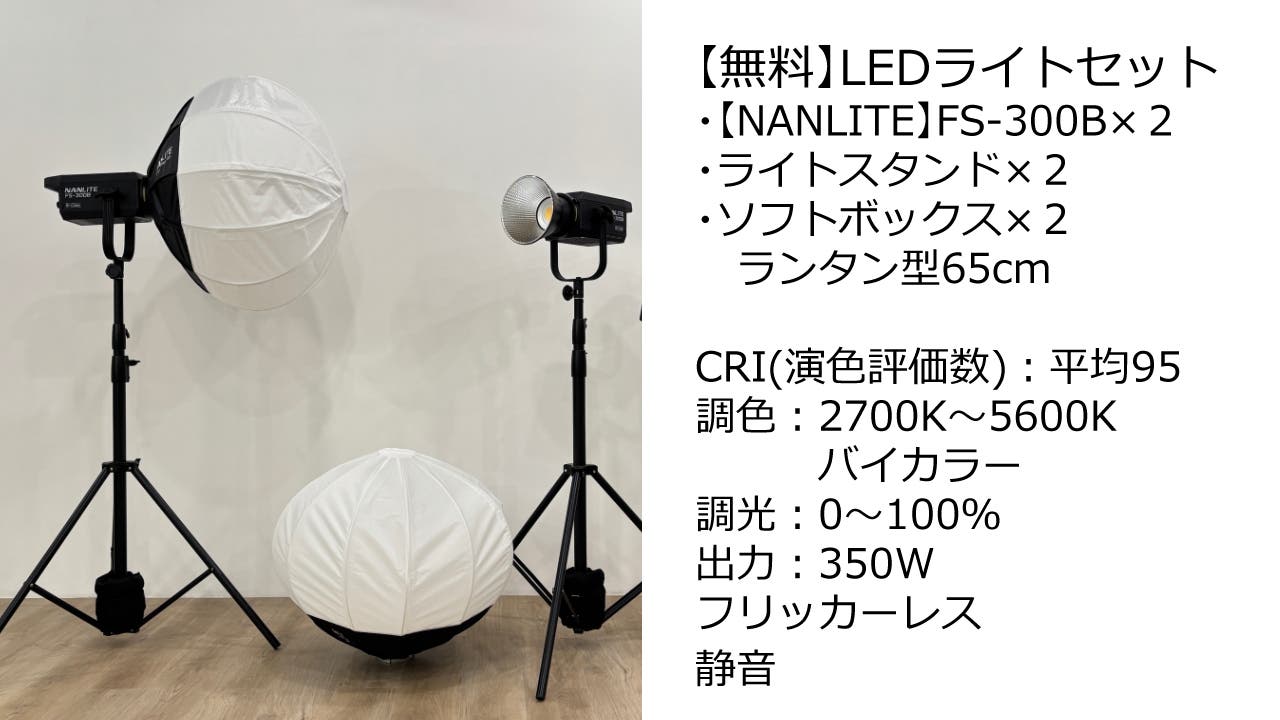 【無料】LEDライトセットの画像1