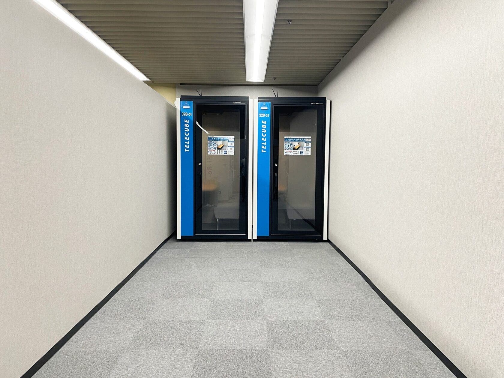 【テレキューブ】めきょぱセンター２(栄 森の地下街南四番街)の個室型ワークブース（328-02）です。の写真1