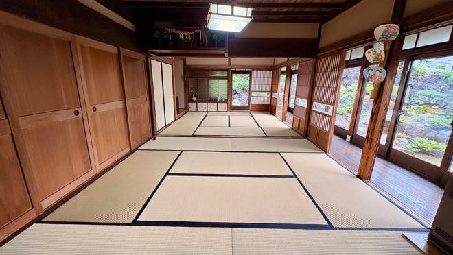 ◆無料駐車場あり◆築100年の古民家【ちとせの平屋】 和室畳・縁側・土間・お庭 毎回清掃除菌!の写真1