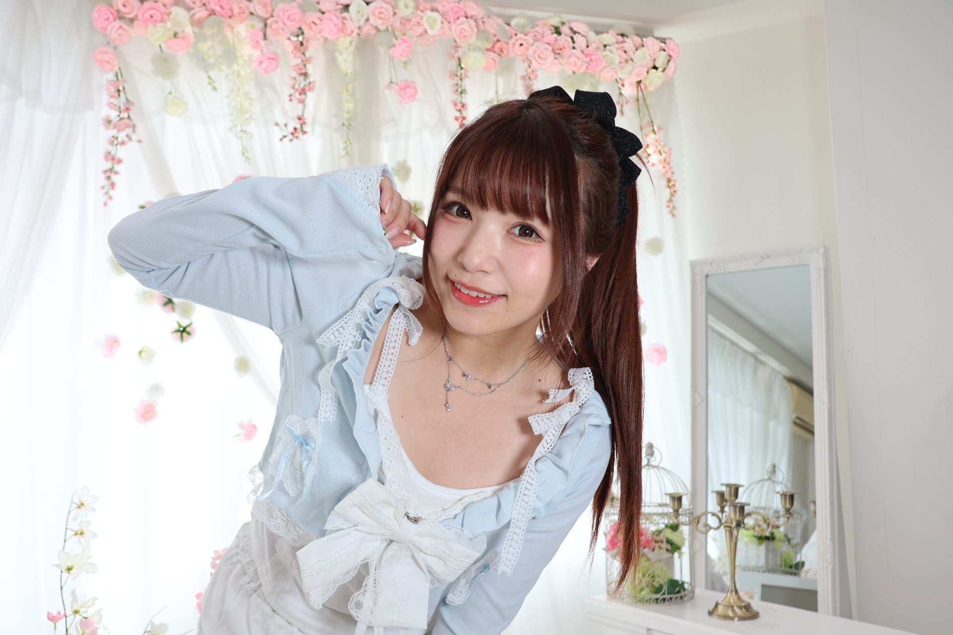 秋葉原最大規模の姫エリア（白/黒）✨豊富な自然光🌞本物の大型漆喰壁🥀花壁/広々40㎡/大型背景紙7種/グリーンバックの写真2
