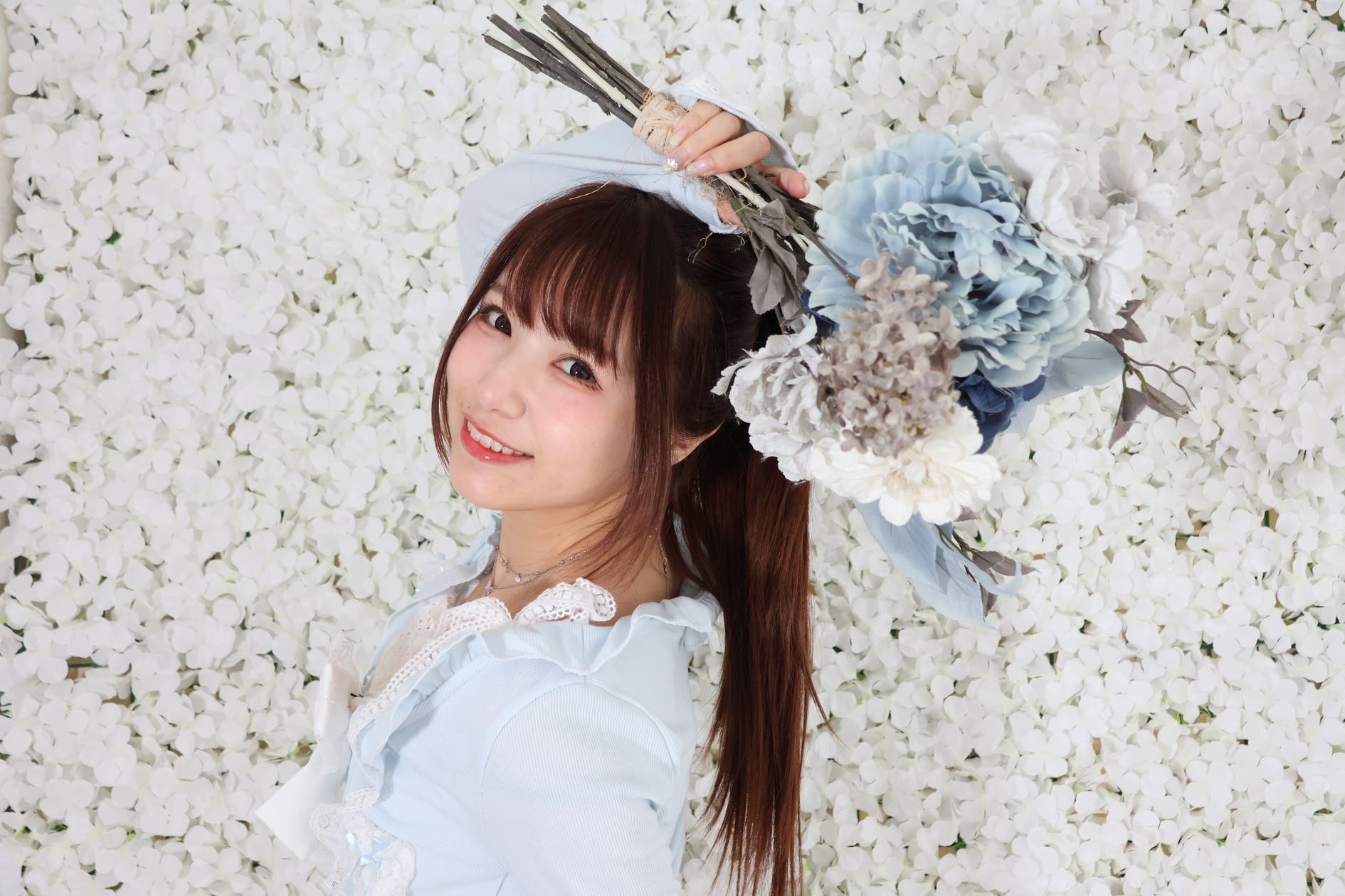 秋葉原最大規模の姫エリア（白/黒）✨豊富な自然光🌞本物の大型漆喰壁🥀花壁/広々40㎡/大型背景紙7種/グリーンバックの写真4