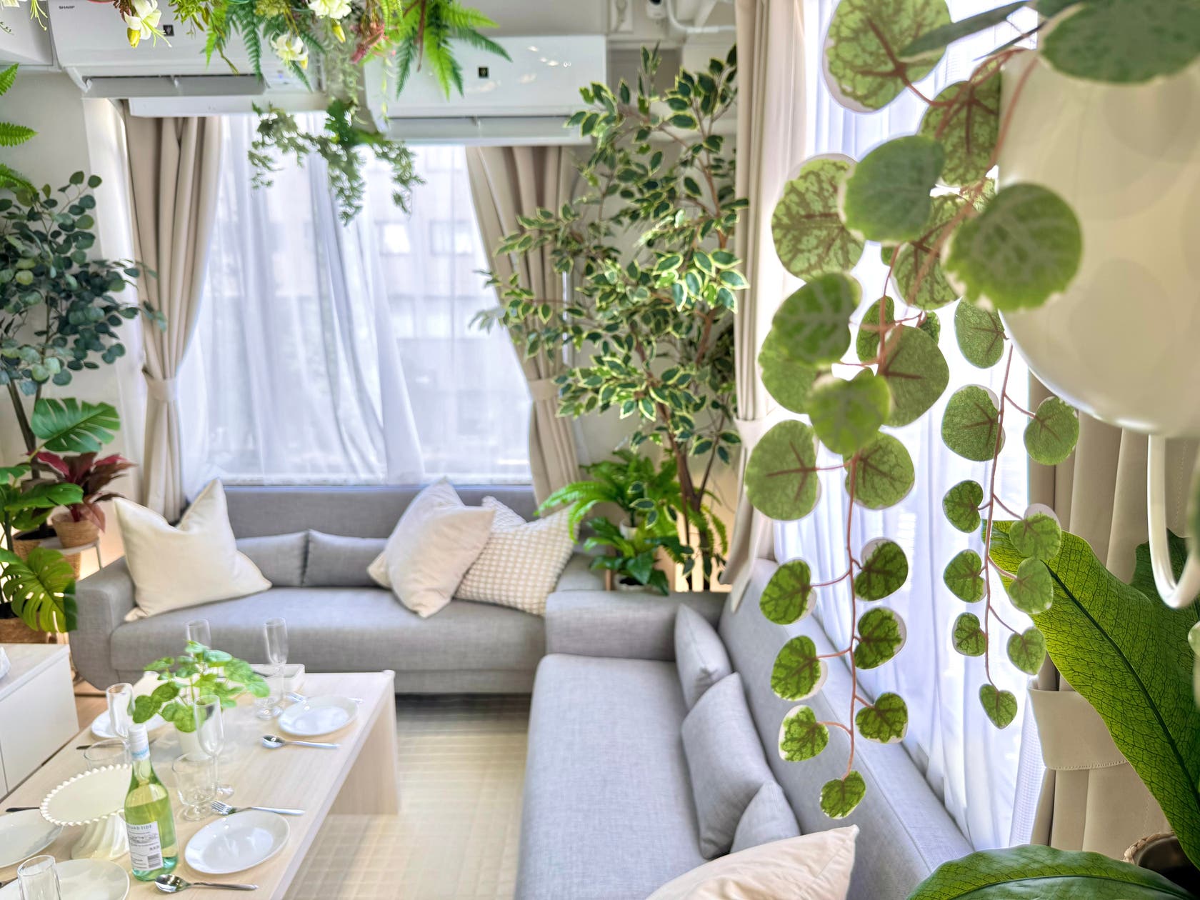 New Open!✨上野エリア･入谷駅3分🌿グリーン溢れる癒し空間🍃推し活💖女子会🥂ママ友会☕️75型TV📺撮影📷の写真15
