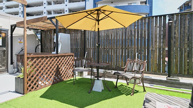 八丁畷駅徒歩1分でBBQ🍖スポットクーラー貸出し中💖ミスト＆扇風機👌3部制【10～14時/14～18時/18～22時】の写真3