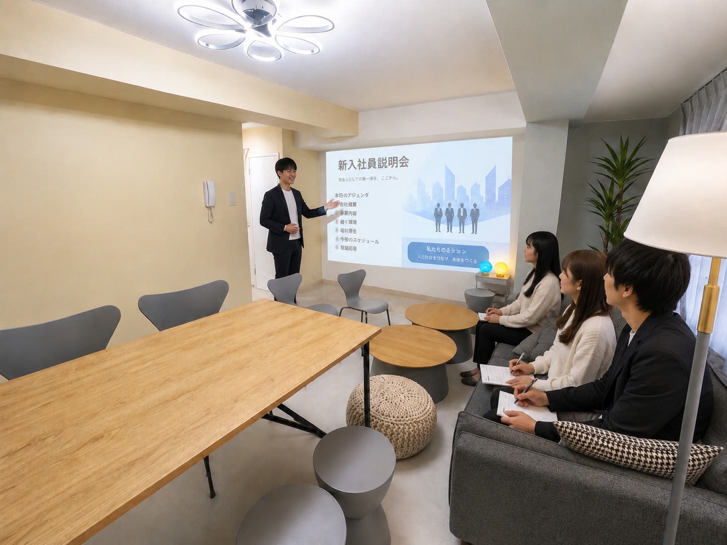 🌿福島駅徒歩3分（大阪・梅田から1駅）会議室・パーティー・懇親会🥂 プロジェクター📽️Wi-Fi無料✨ビジネスに最適💻の写真4