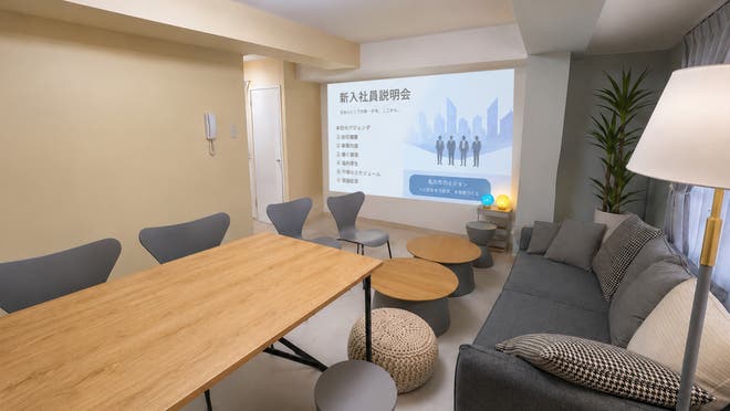 🌿福島駅徒歩3分(大阪・梅田から1駅)会議室・パーティー・懇親会🥂 プロジェクター📽️Wi-Fi無料✨ビジネスに最適💻の写真2