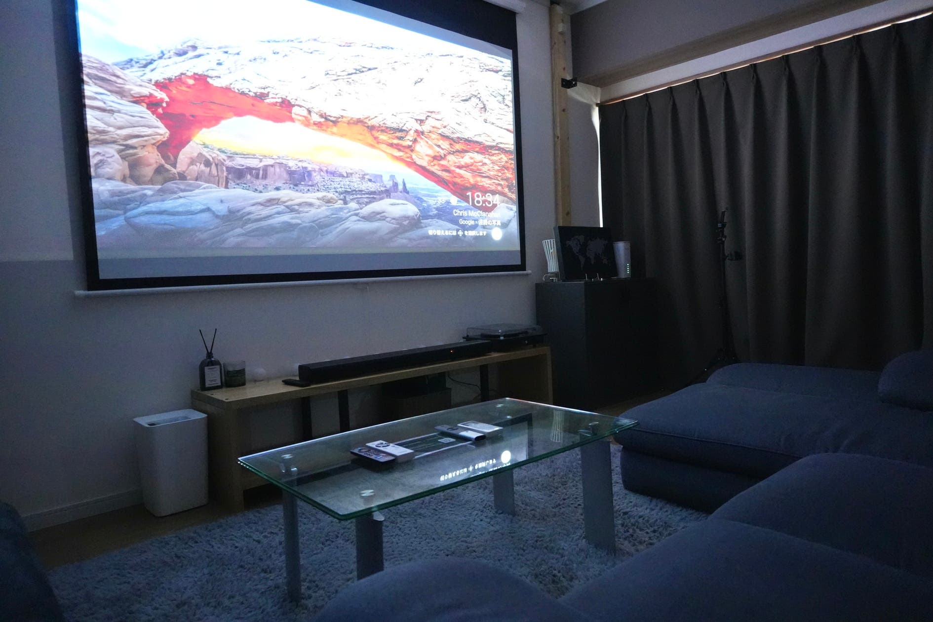 🎥120インチスクリーン🎥高崎駅繁華街すぐ近く♪プロジェクター付きレンタルスペース♪映画📽️ゲーム🎮を楽しもう♪の写真1