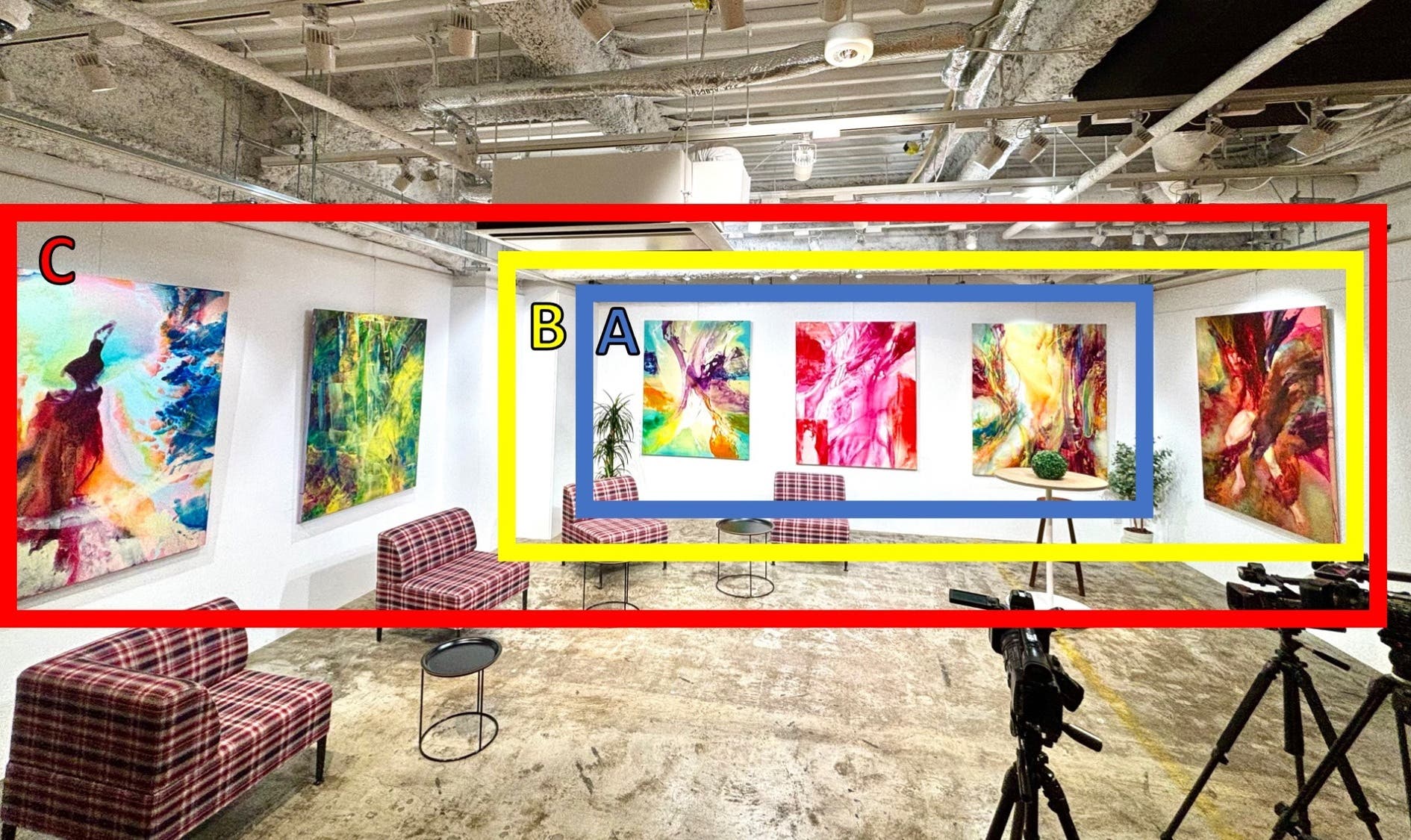 絵画設置B (4点)の画像1