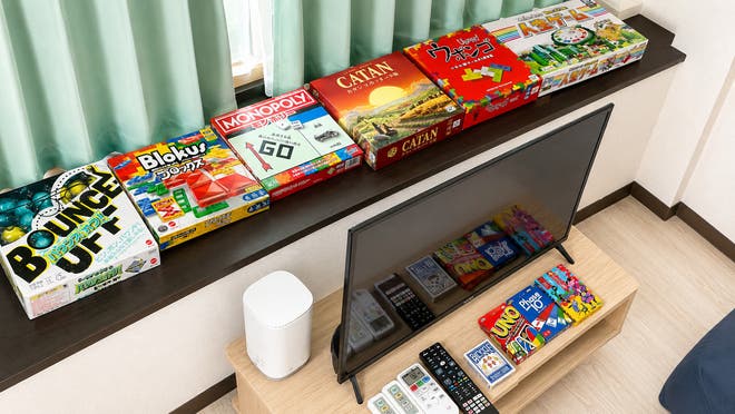 🎲ボードゲーム19種類|立花駅徒歩3分🚶|高速Wi-Fi完備📶|🍳BRUNO&卓上IH|🎬映画見放題スペース🔌の写真11