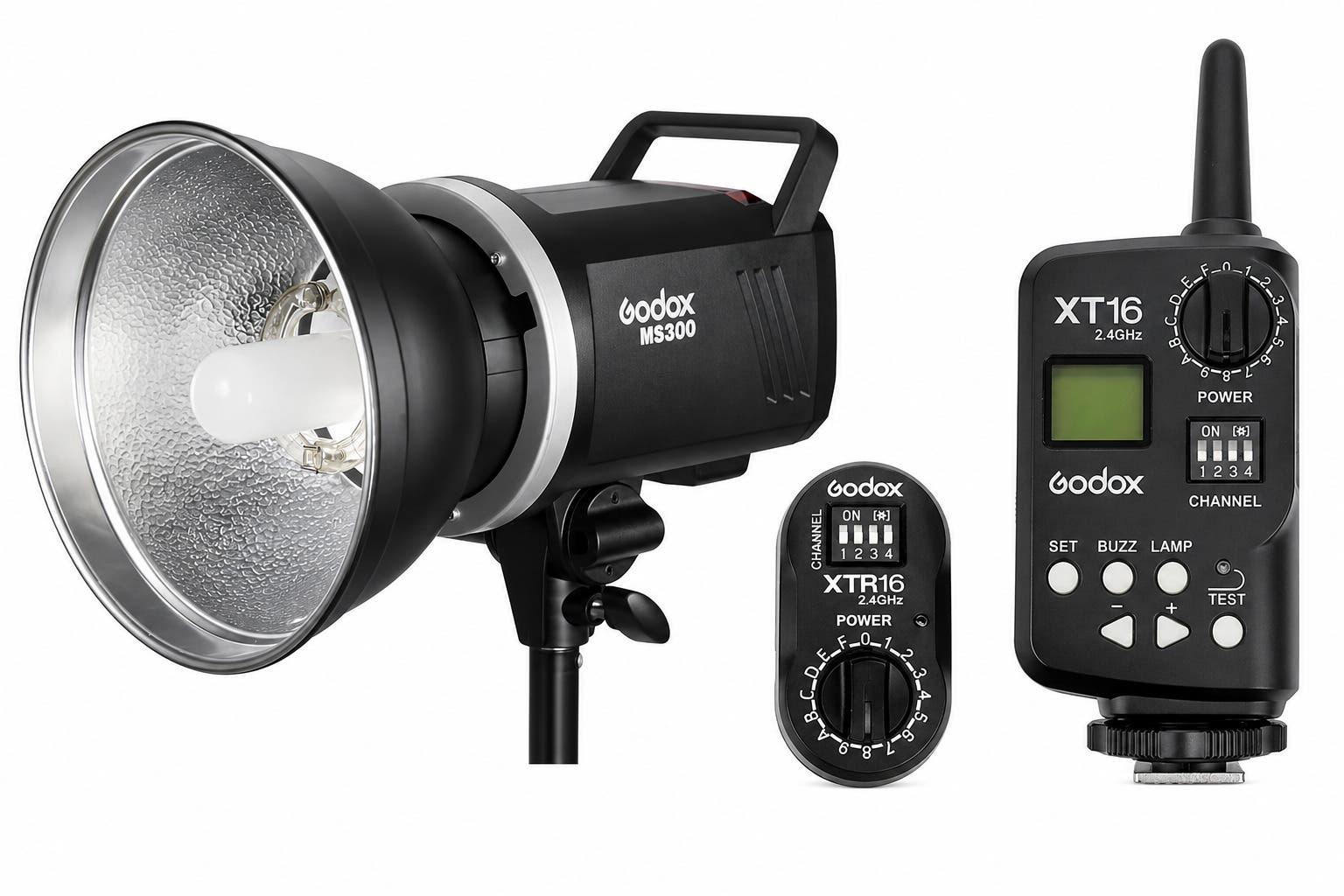 ストロボ300wとフラッシュトリガーのセットの画像1