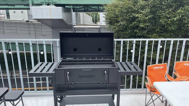 【掲載記念キャンペーン】炭と食材があればBBQ🉑アウトドア設備完備の青空テラス!【ルーフトップ高辻】の写真7