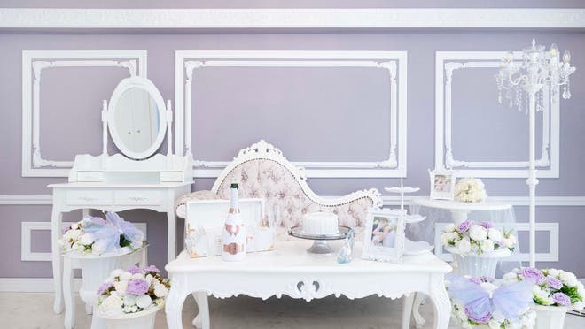 purple&ice💜天神・赤坂2面背景🎀ロココ調撮影スタジオ|生誕祭|南向き|ポトレ|コスプレ|推し活|配信|商用利用の写真2