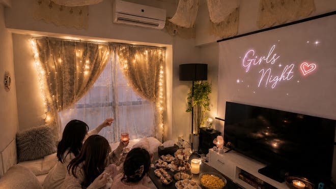 🎊オープン特割🎊高級感漂う幻想空間✨LEDライト搭載✨プロジェクターで映画見放題🎥大人気ゲーム機、ボドゲ完備🎉の写真4