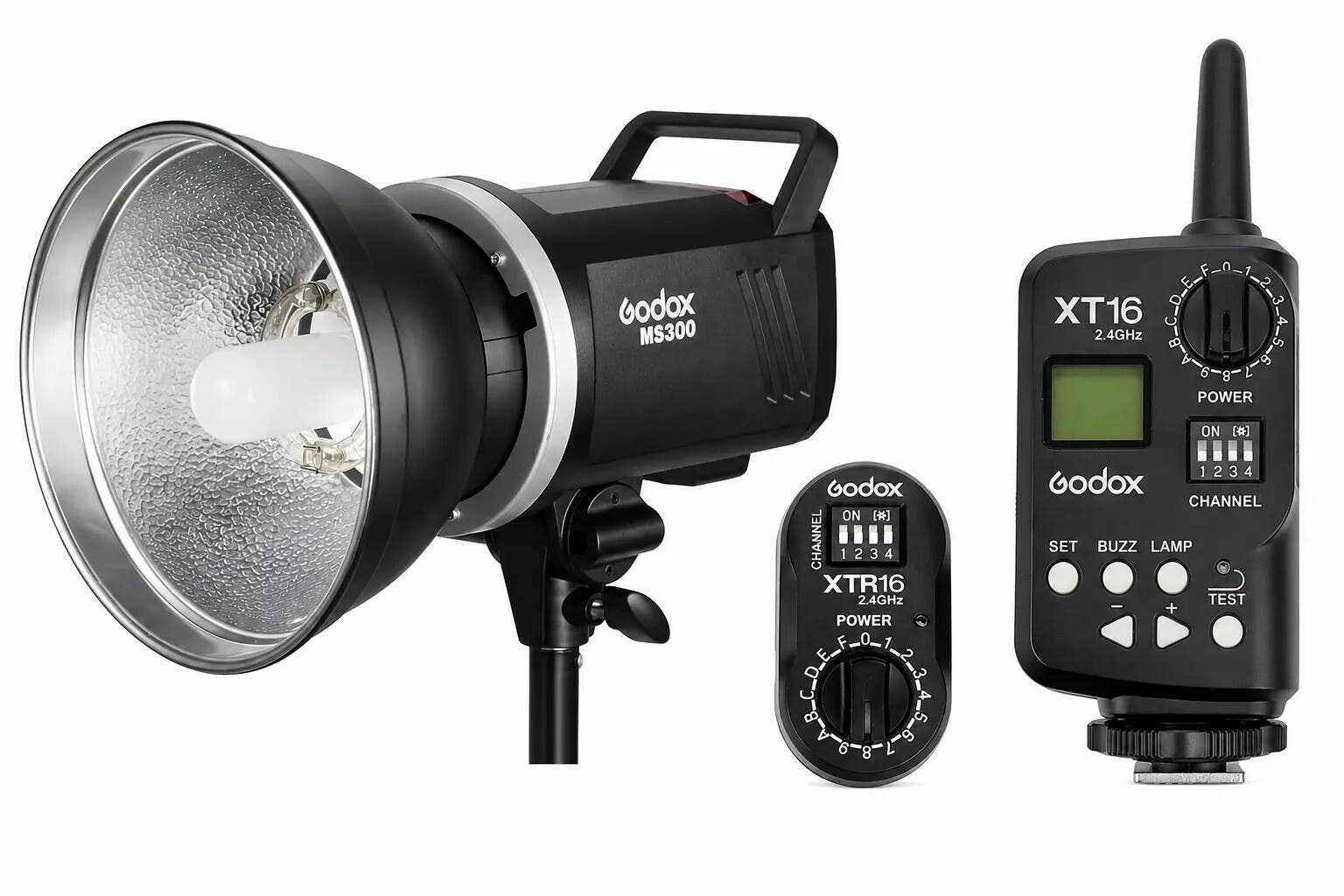 ストロボ300wとフラッシュトリガーのセットの画像1