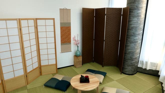 【京都・南区】自然光×和室×4色背景紙|撮影・茶会・ワークショップに使える貸切空間の写真5