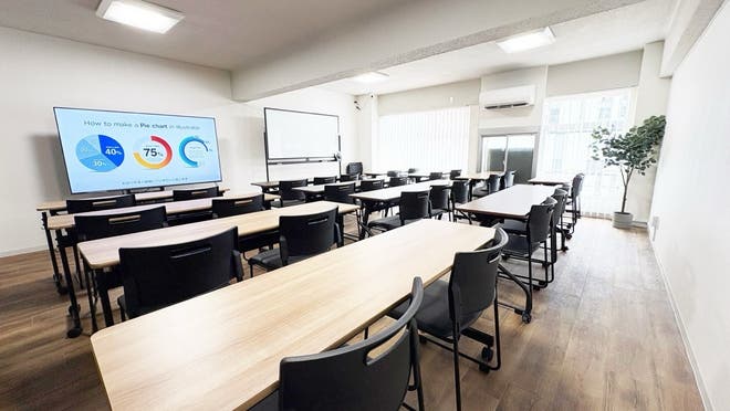 NEW OPEN 名古屋駅徒歩4分|最大35名|フルリノベーション|土足利用可|24H可|会議|セミナー|塾|各種パーティーの写真1