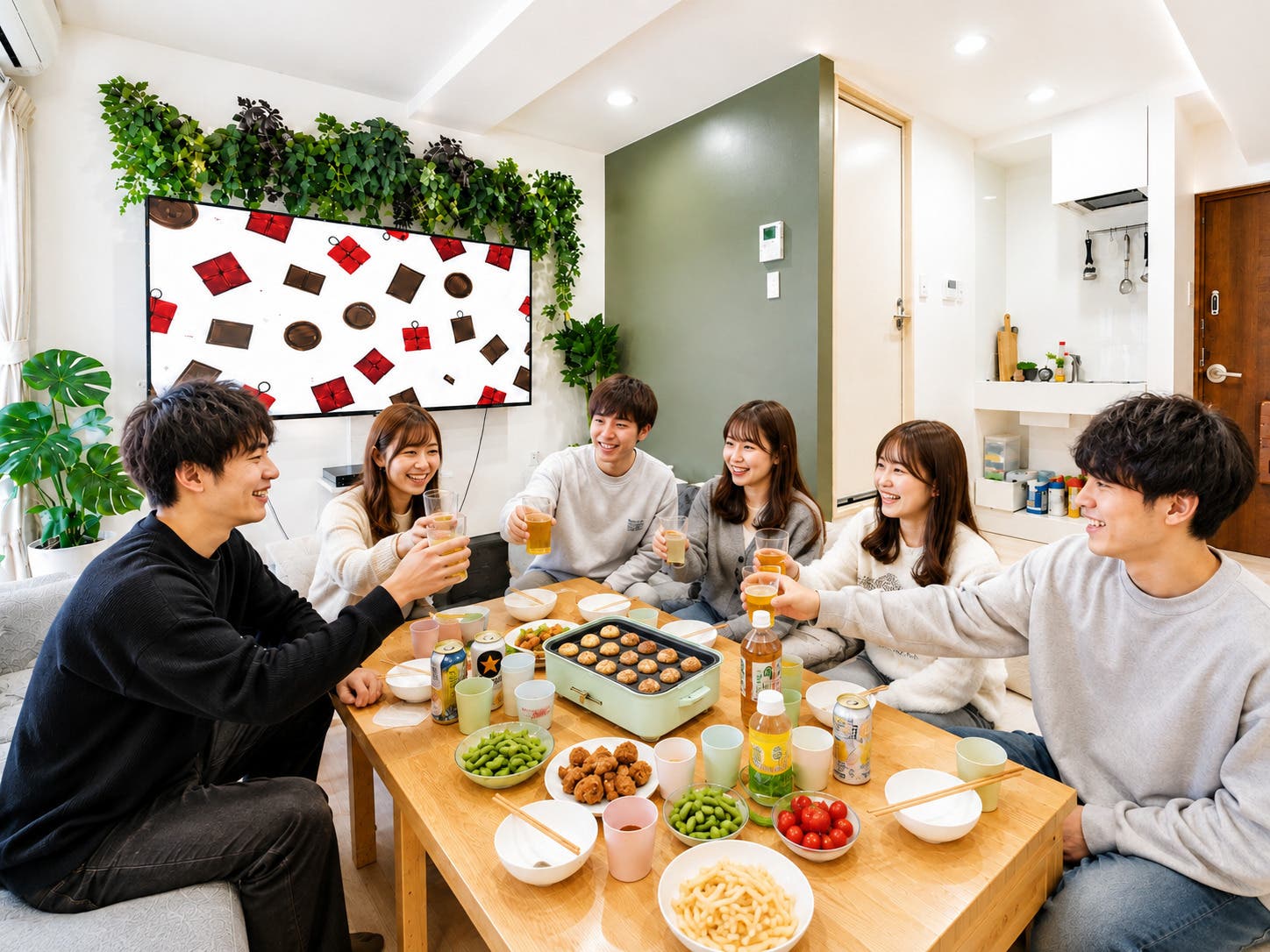 渋谷駅徒歩5分程🚶‍♀️映画鑑賞・誕生日会✨女子会・推し活🍃ボードゲーム🎮歓送迎会🌟65型テレビ📺YouTube撮影✨の写真4