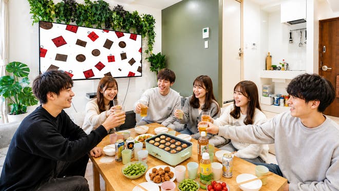 渋谷駅徒歩5分程🚶♀️映画鑑賞・誕生日会✨女子会・推し活🍃ボードゲーム🎮歓送迎会🌟65型テレビ📺YouTube撮影✨の写真4