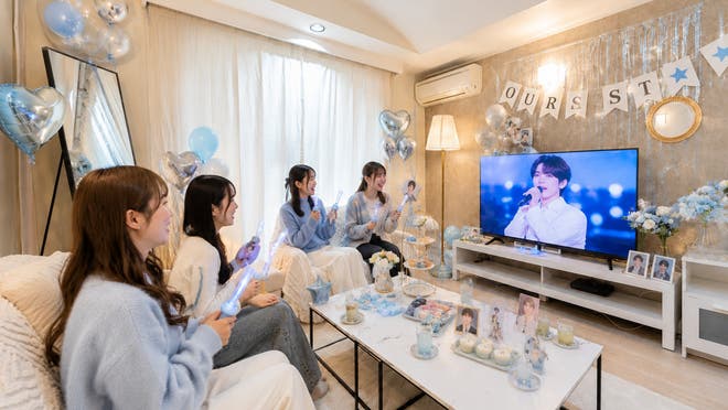【要町4分/池袋9分】白基調×自然光🌟女子会・推し活・デート🎀テレビ視聴・映画鑑賞🎥歓送迎会・パーティー🎉コスプレ撮影✨の写真3