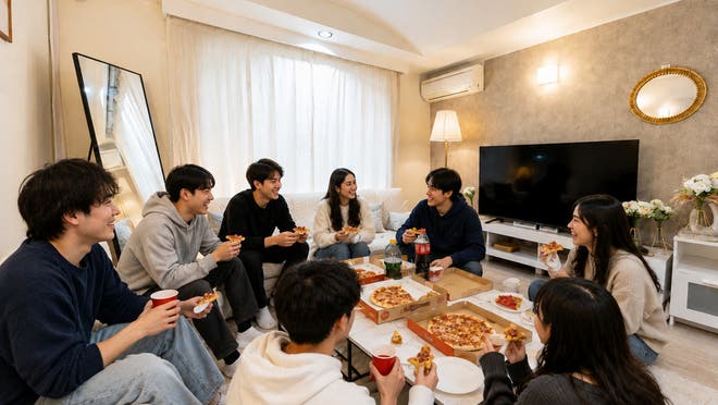 【要町4分/池袋9分】白基調×自然光🌟女子会・推し活・デート🎀テレビ視聴・映画鑑賞🎥歓送迎会・パーティー🎉コスプレ撮影✨の写真13
