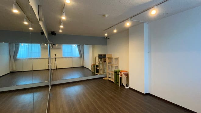 【スタジオトマト武蔵新城Dスタジオ】武蔵新城駅徒歩2分!二面鏡!やわらかフローリングで足腰に優しく、綺麗な長方形のお部屋です!の写真5