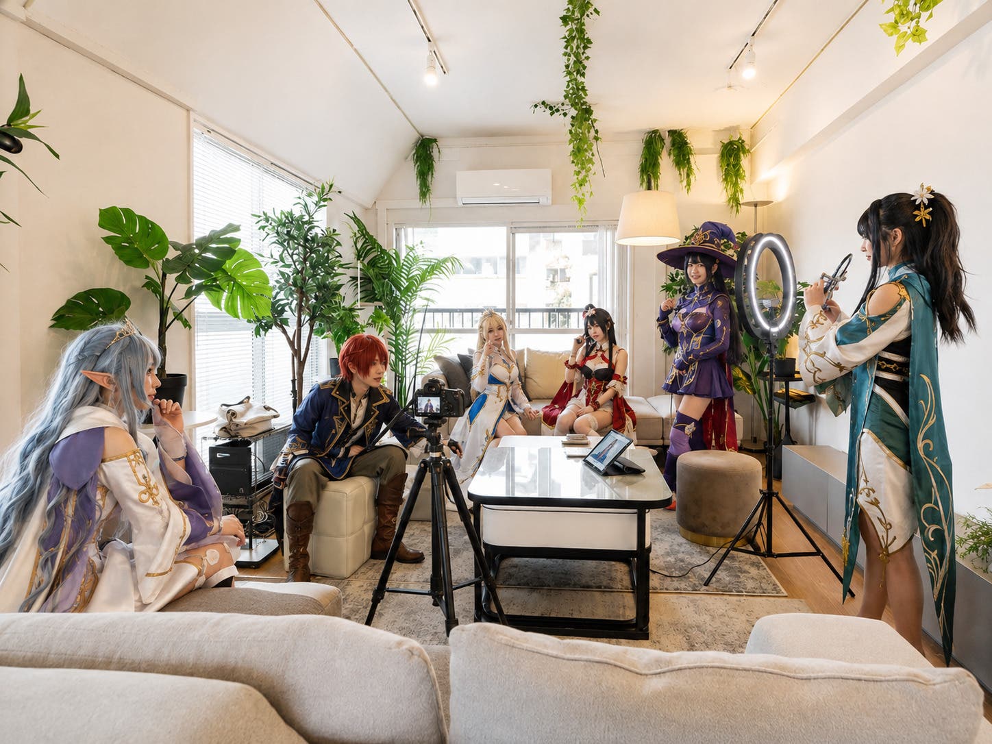 池袋駅徒歩5分🚶‍♂️最大12名◎交流会・懇親会に最適✨女子会・歓送迎会🍃プロジェクター🎥YouTube・コスプレ撮影✨の写真2