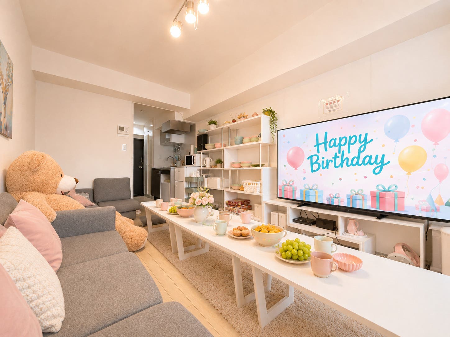 今だけ🚩お得な10%オフ🌻🧸🉐五反田駅徒歩2分🚃パーティー🥂デート🩷くつろぎスペース[6]の写真3