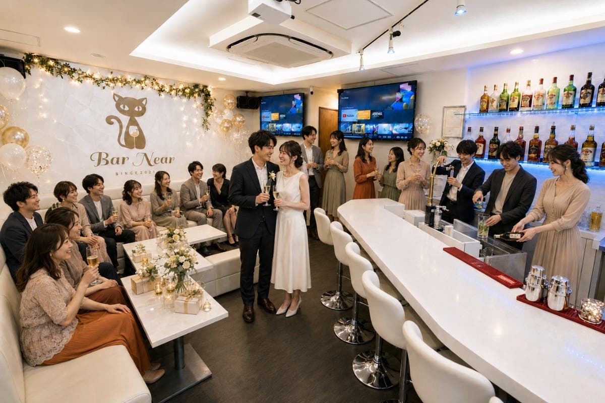 BAR完全貸切/セルフ飲み放題880円/カラオケ・ダーツ無料/心斎橋駅近/結婚式２次会/Bar Near 心斎橋の写真6
