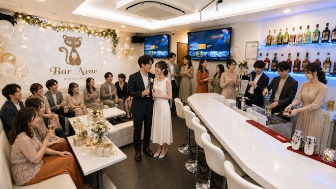 BAR完全貸切/セルフ飲み放題880円/カラオケ・ダーツ無料/心斎橋駅近/結婚式2次会/Bar Near 心斎橋の写真6