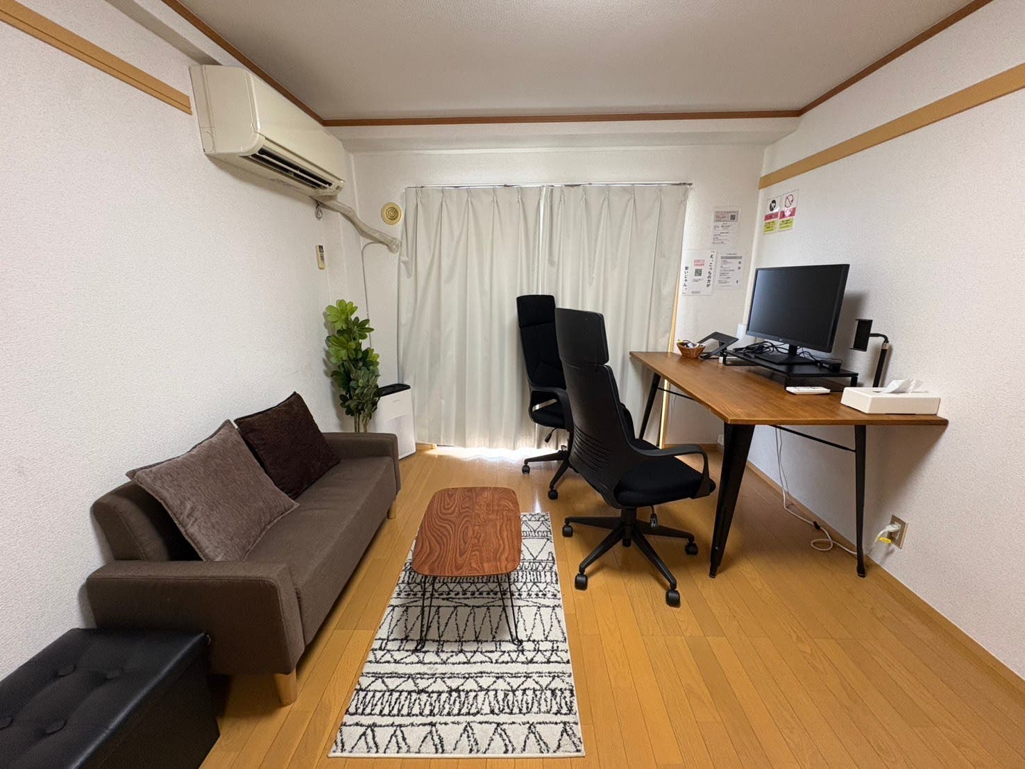 ＜日吉ミニマルオフィス202＞完全個室✨Wi-Fi/モニター/テレワーク/Web会議,面接/自習/作業場所の写真9
