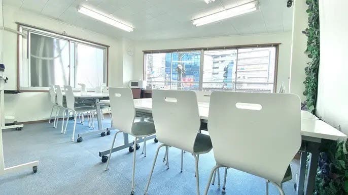 【三宮C/駅近】JR三ノ宮駅徒歩２分/最大12名/Wi-Fi/セミナー/ミーティング/Web会議/モニターの写真3