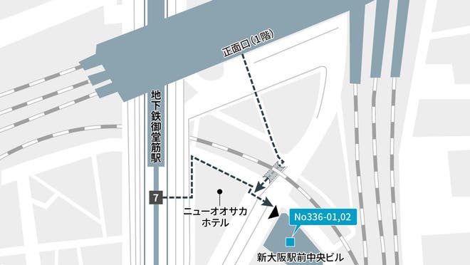 【テレキューブ】新大阪駅前中央ビルの個室型ワークブース(336-01)です。視線と音を遮る、プライベートな集中環境。の写真3