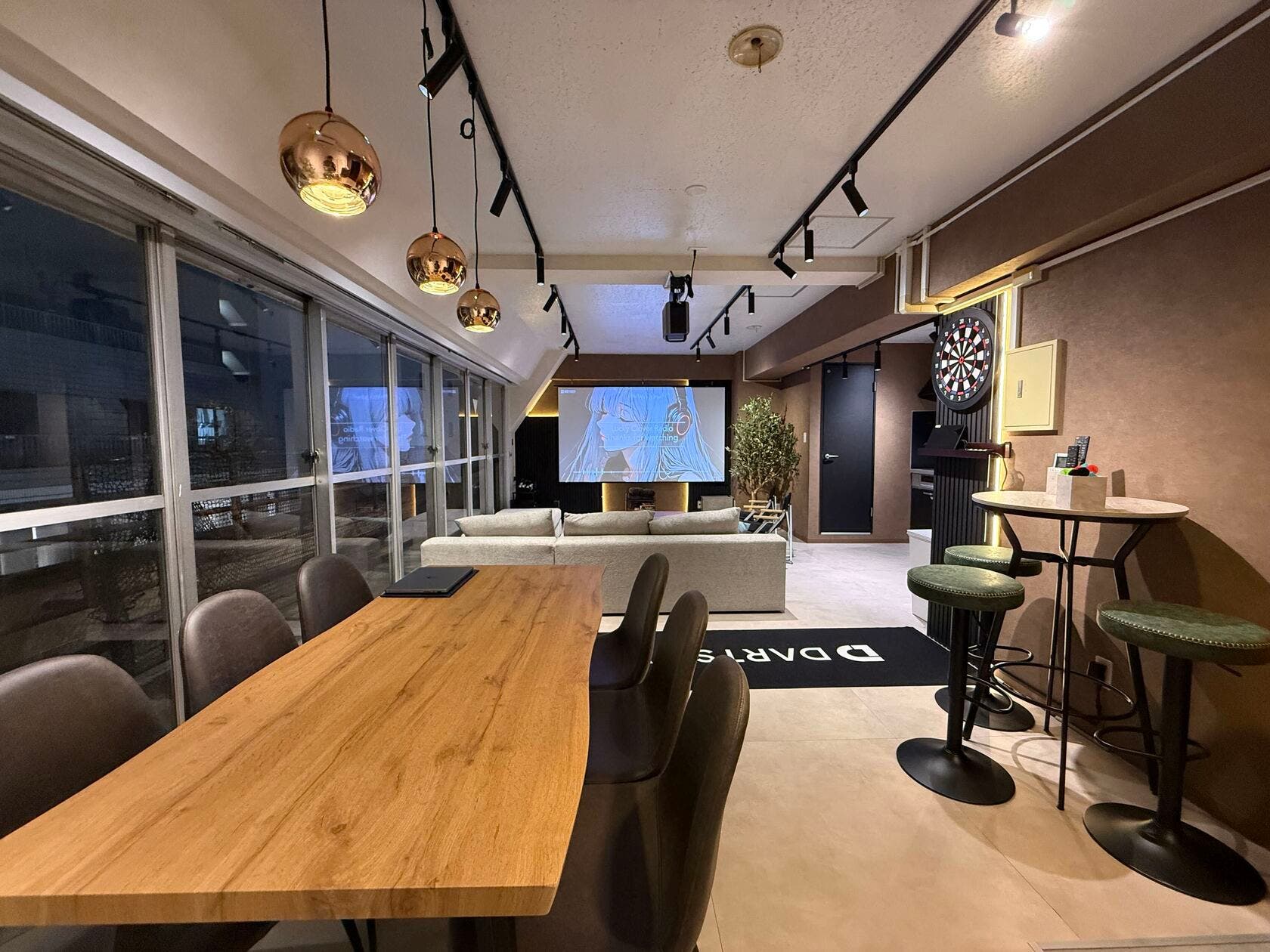 スペモ🏠上野駅3分🚶ダーツ🎯歓送迎会🍸️ママ会👶プロジェクター📽️パーティー🎉893_SpemoLIVING上野の写真2