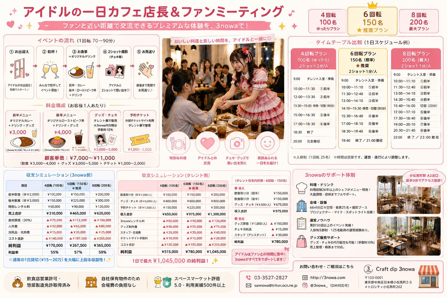 🚇小伝馬町駅A3出口 徒歩0分｜チームが変わる本格レストラン貸切｜懇親会・研修・撮影 累計500件超｜インボイス対応の写真4