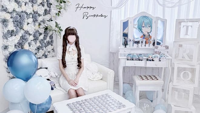 【金沢駅6分】🎀本人不在の誕生日会🎂・推し活特化🪄︎︎🎀冷蔵庫/メンカラ造花/撮影ライト無料/無料駐車場ありの写真1