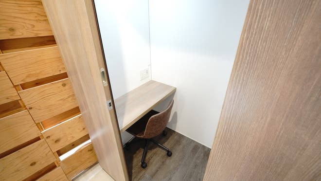 <SpemaBOX_下北沢No.1>完全個室ワークブース💼光回線Wi-Fi📶電源🔌テレワーク/ZOOM/面接/自習/作業の写真5