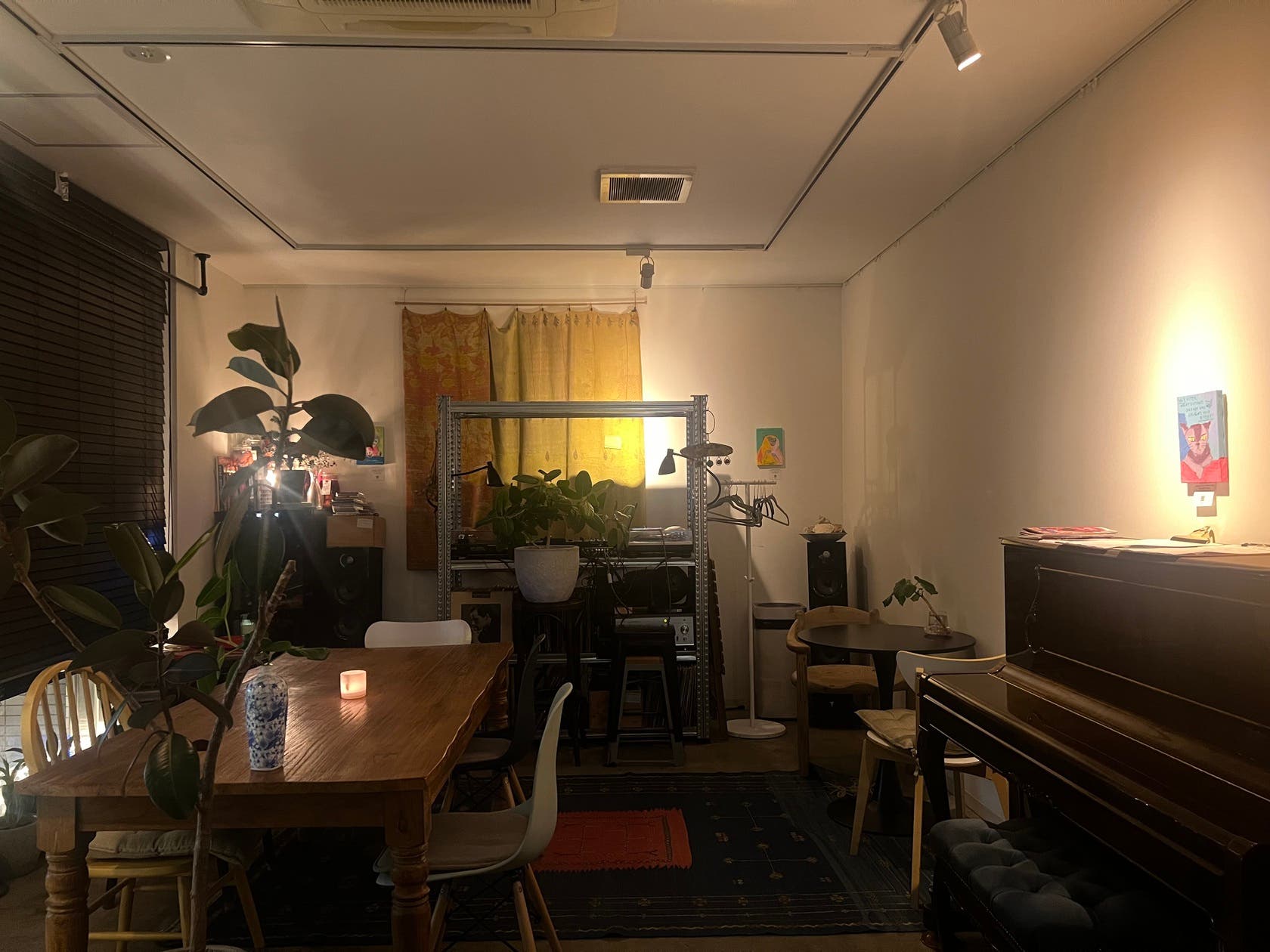 五反田駅８分/品川12分/植物と古材のカウンターを基調としたお洒落な空間/撮影/映像撮影//Bar空間撮影/ピアノ練習会の写真5