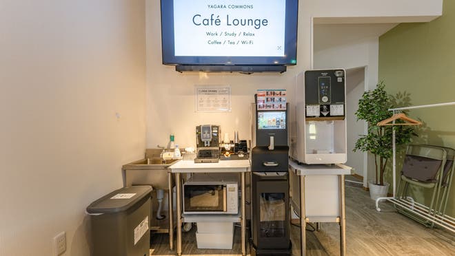 千日前線 北巽駅5分|ラウンジテーブル B|フリードリンク付き|Wi-Fi・電源完備|テレワーク・打ち合わせにの写真6